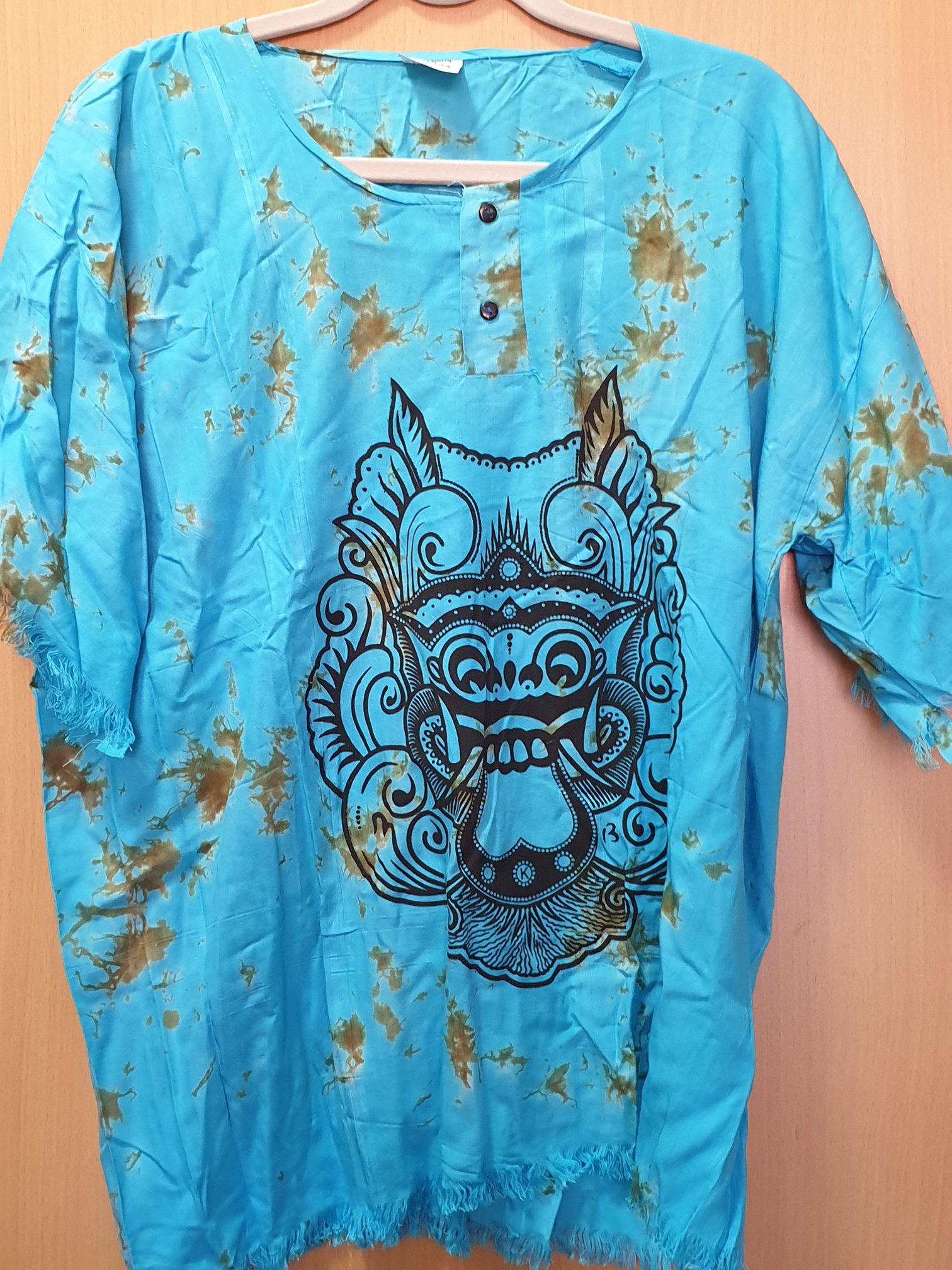 Barong Shirt - blau - Deluvina Shop - Deluvina Online Shop